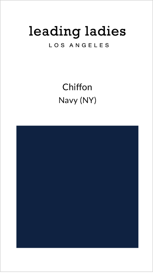 Swatch - Chiffon in Navy